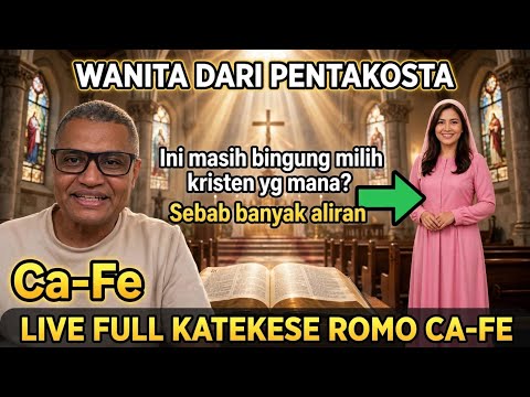 Live romo cafe● wanita pentakosta ini masih bingung milih  kristen yg begitu banyaknya denomnya