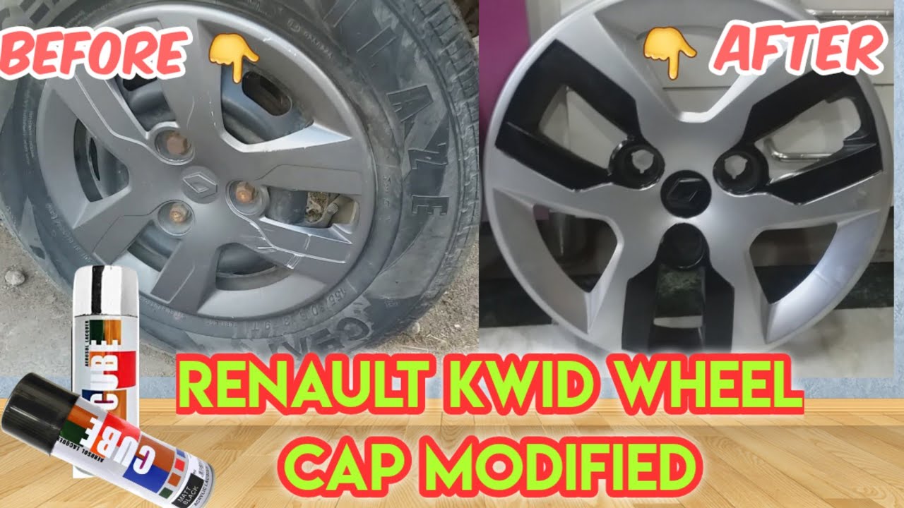 Renault Kwid Wheel Cap Customize/Modified @ Your Home/Self Just ₹: 222 ...