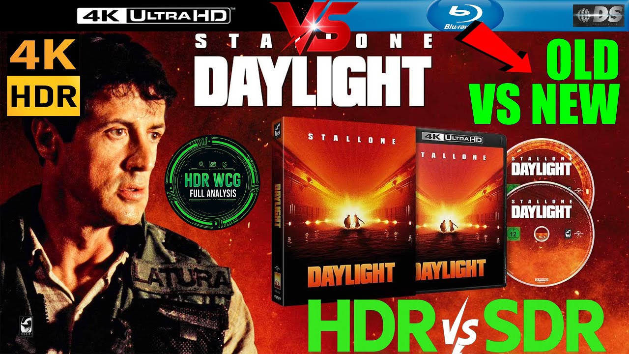 HDR DV WCG ATMOS ANALYSIS ( Daylight 1996 ) 4K UHD Blu Ray REVIEW vs ...