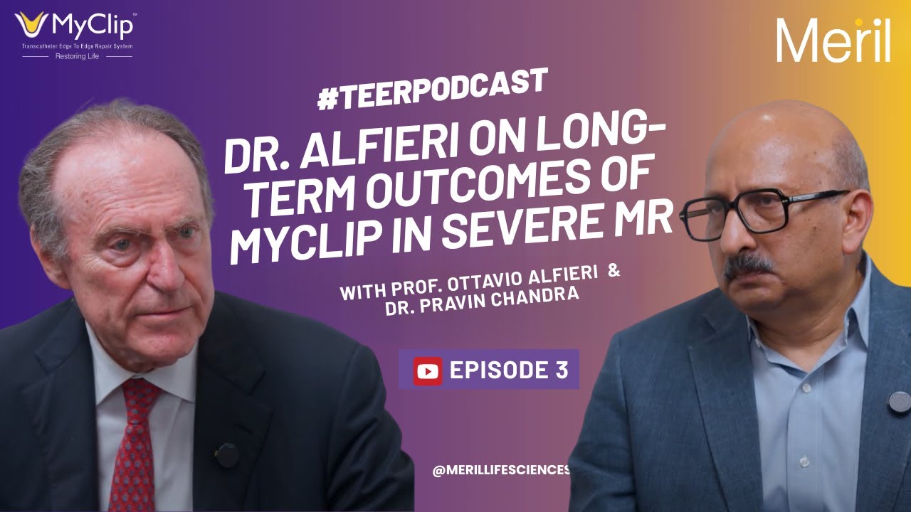 Dr. Alfieri on Long-Term Outcomes of MyClip in Severe MR - YouTube