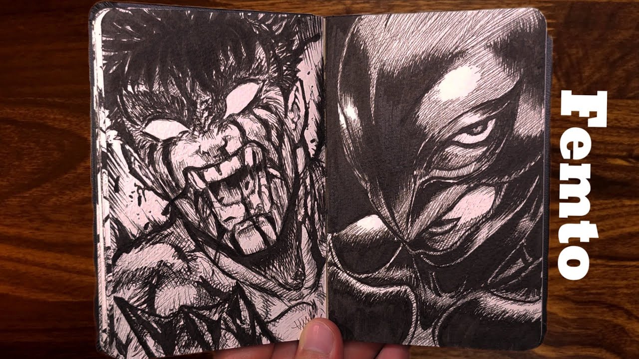 Drawing FEMTO (Griffith) - Berserk - YouTube