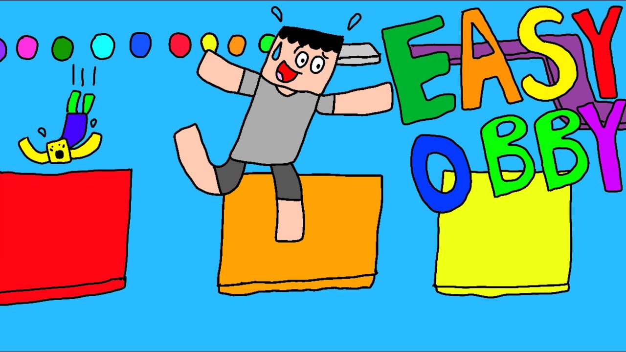 Easy Obby | Roblox Games | Zafran Video GamePlay - YouTube