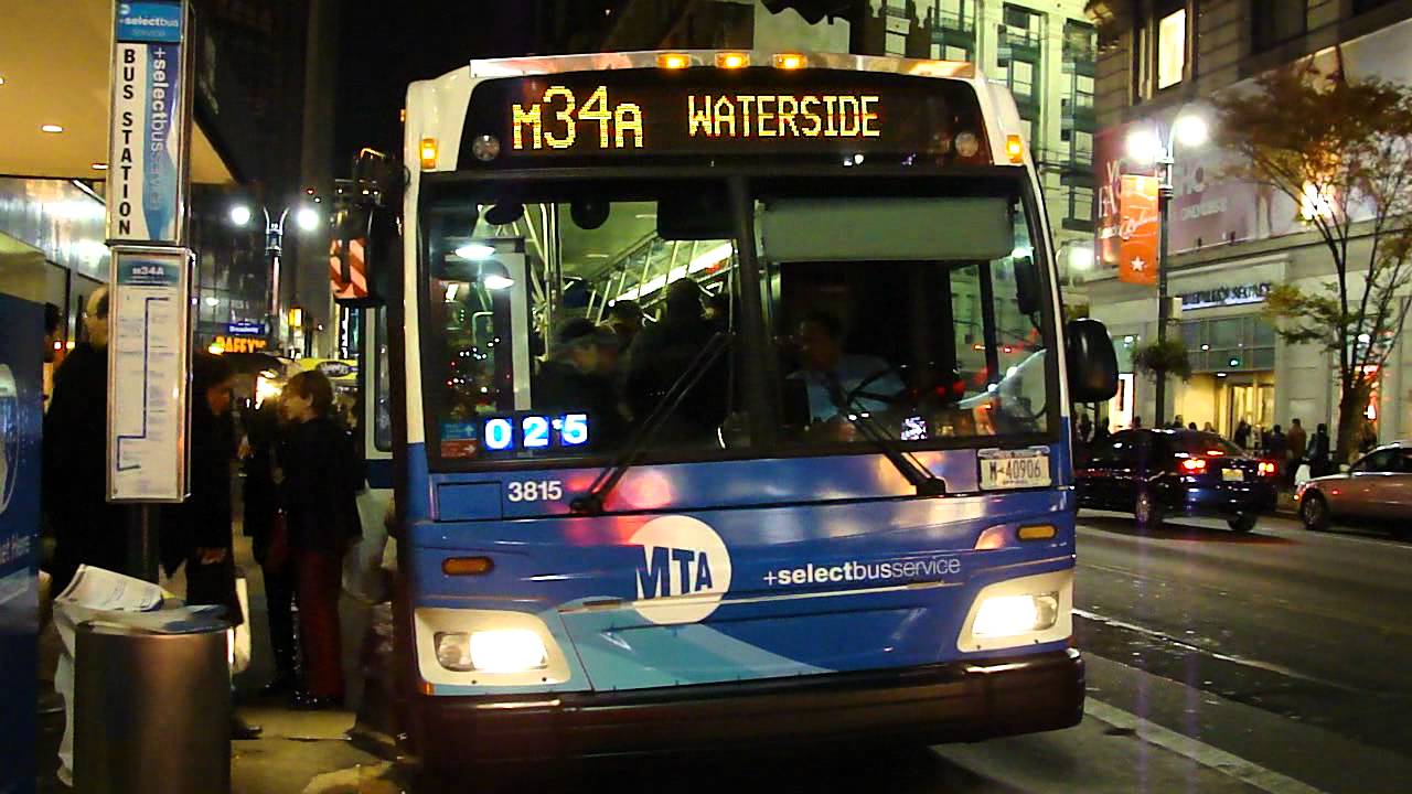 NYCTA Exclusive! : The M34A +Select Bus Service+ With Orion VII Next ...