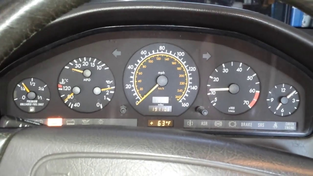 Mercedes S600 ASR light, LIMP MODE - YouTube