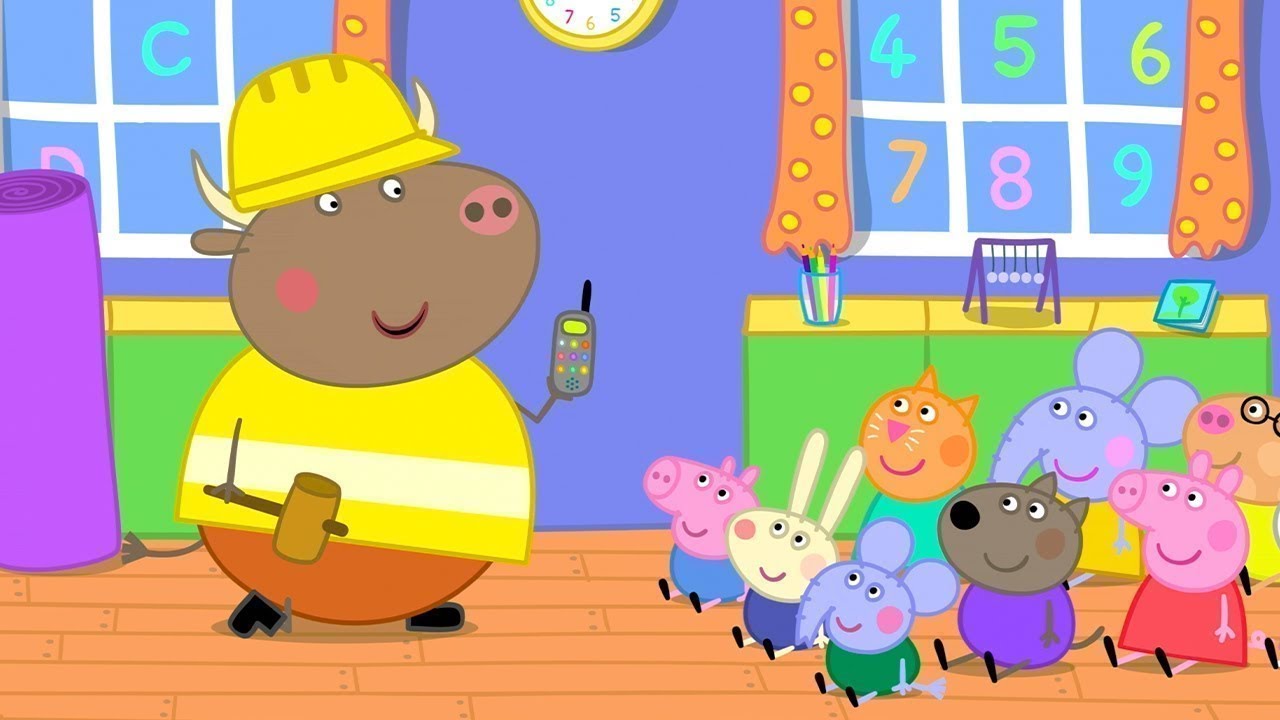 Mr Bull The Teacher 🔨 | Peppa Pig Official Full Episodes - YouTube