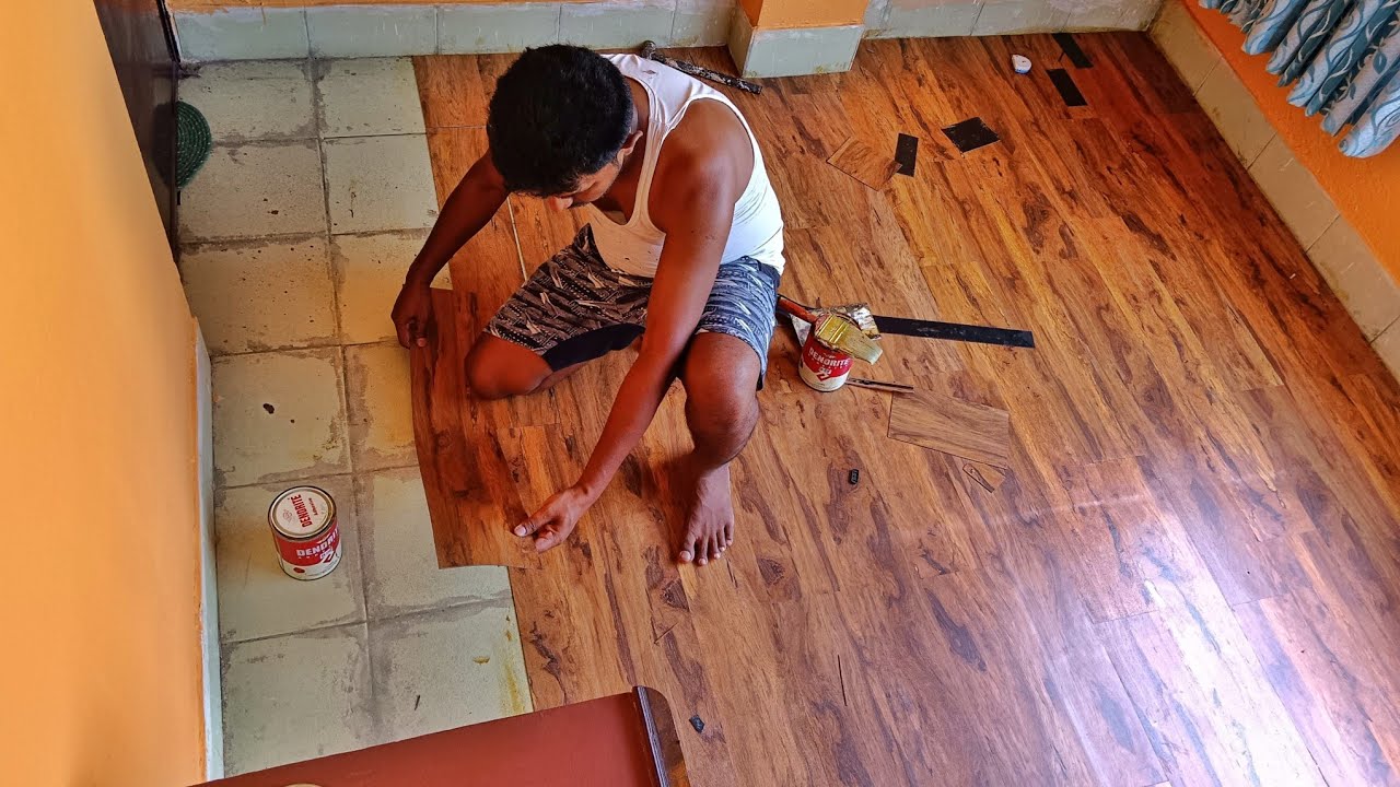 Wooden Tiles Floor | Floor Vinyl Planks | 10 Years Warranty | How To ...