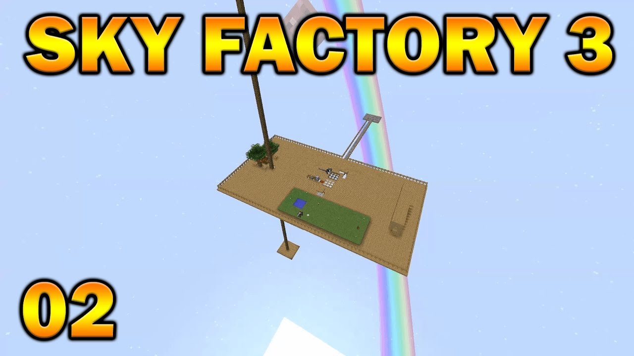 Sky Factory 3 S01E02 - ROOTS RITUALS AND MOB FARMS - Minecraft 1.10.2 ...