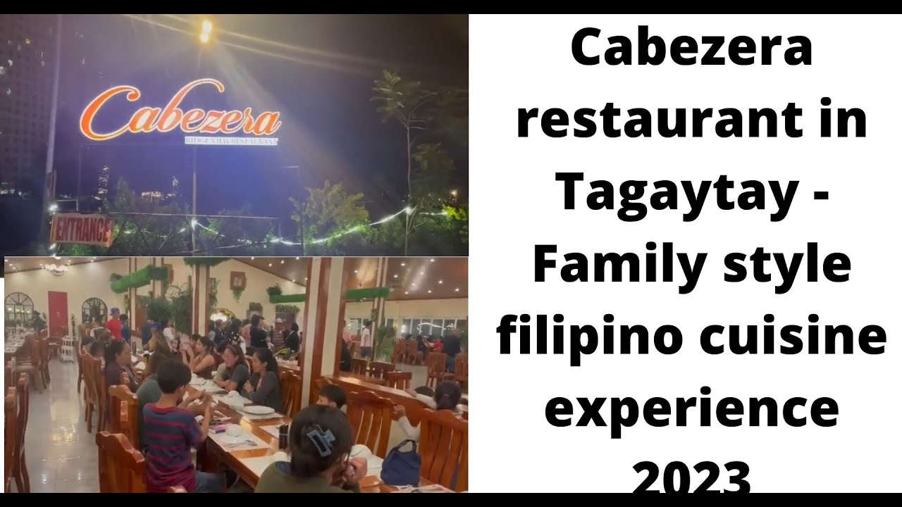 Cabezera Ridge View Restaurant in Tagaytay, Cavite Philippines 🇵🇭 ...