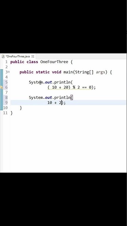Java Program - Behaviour of an expression with & without bracket. - YouTube