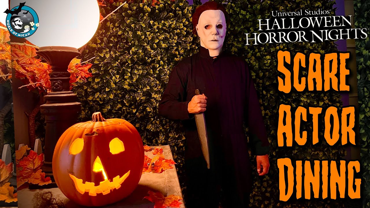 SCAREACTOR DINING EXPERIENCE 2022 | Halloween Horror Nights 31 ...