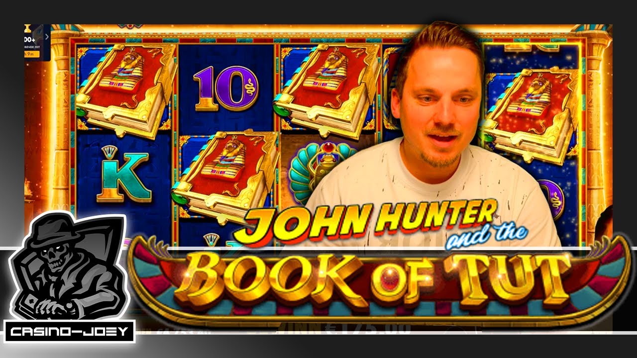 BOOK OF TUT IS CRAZY !! BIG WIN WITH 4 BOOKS 🤑💸 CASINOJOEY 🎰⬇️🔥 ...