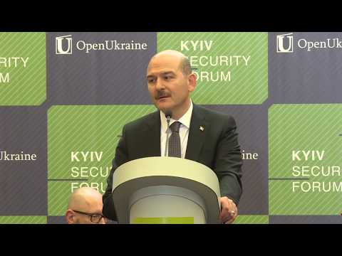 Bakanımız Sn.Süleyman Soylu'nun Kiev Güvenlik Forumu Konuşması - 12 Nisan 2018