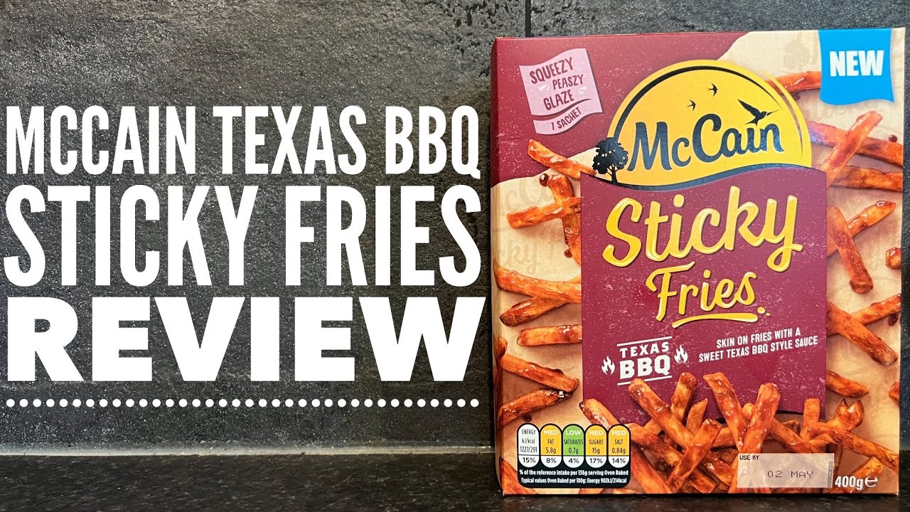 McCain Texas BBQ Sticky Fries Review , NEW McCain Sticky Fries - YouTube