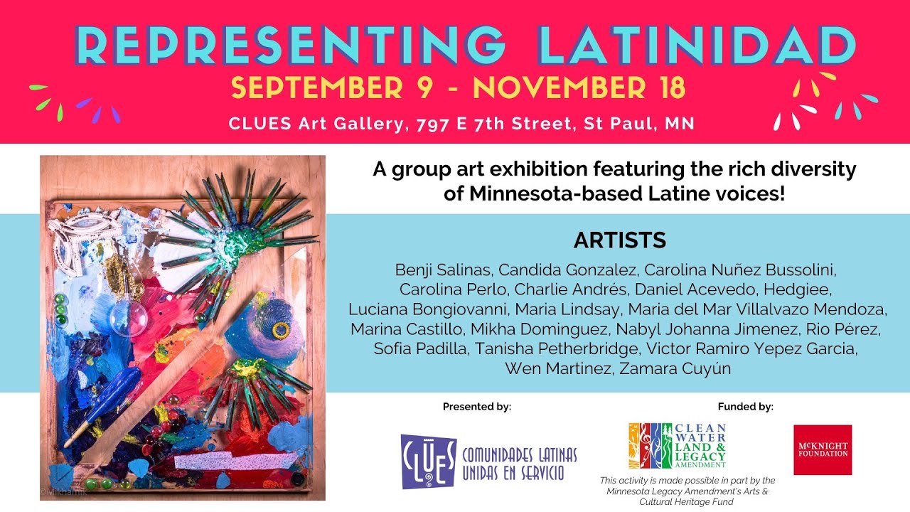 Representando Latinidad | CLUES Arts & Culture Exhibition - YouTube