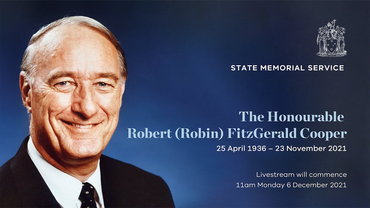 State Memorial Service for The Honourable Robert (Robin) FitzGerald ...