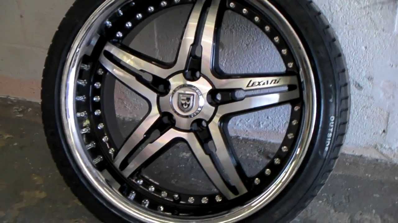 DUBSandTIRES.com 20 Inch Lexani LX-15 Wheels Machine Black w/ Chrome ...