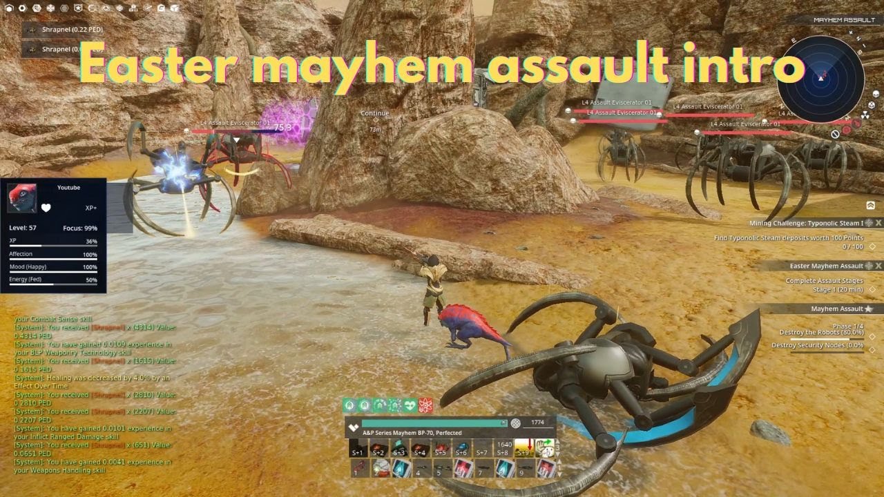 Entropia Universe- easter mayhem assault intro - YouTube