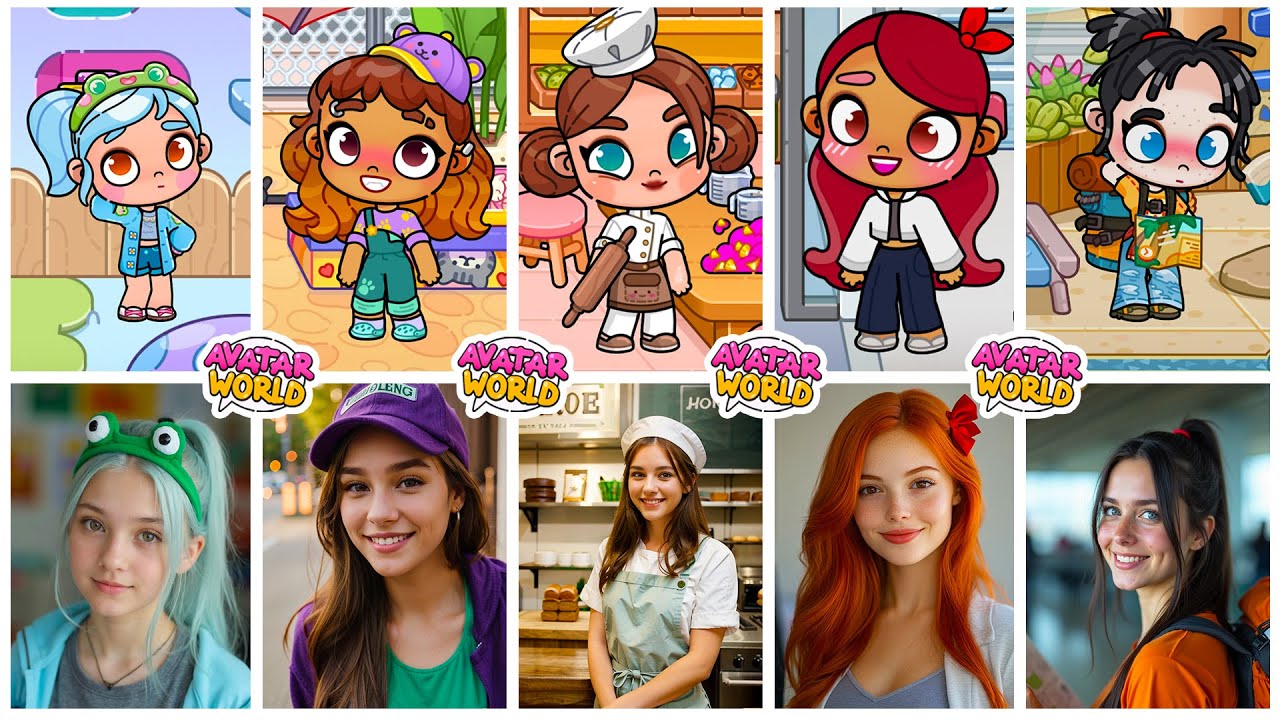 ALL Avatar World CHARACTERS in REAL LIFE - YouTube