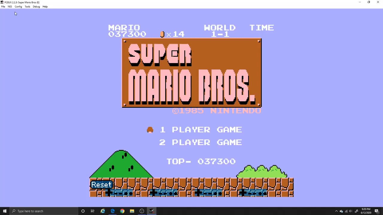 SMB1 1-1 as fire mario - YouTube