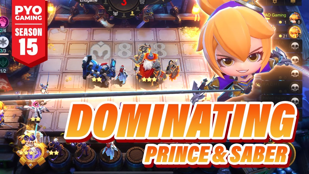 Magic Chess: Best Synergy | Prince | Saber | Fanny Skill 3 [Gameplay 58 ...