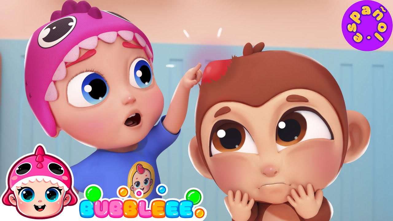 Cinco Monitos Saltaban En La Cama + More | Bubbleee en Español ...