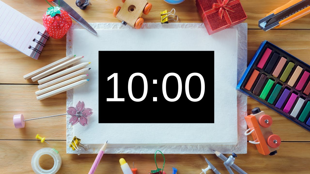 Classroom Fun: 10-Minute Countdown Timer for Kids ⏳ | No Music, Happy ...