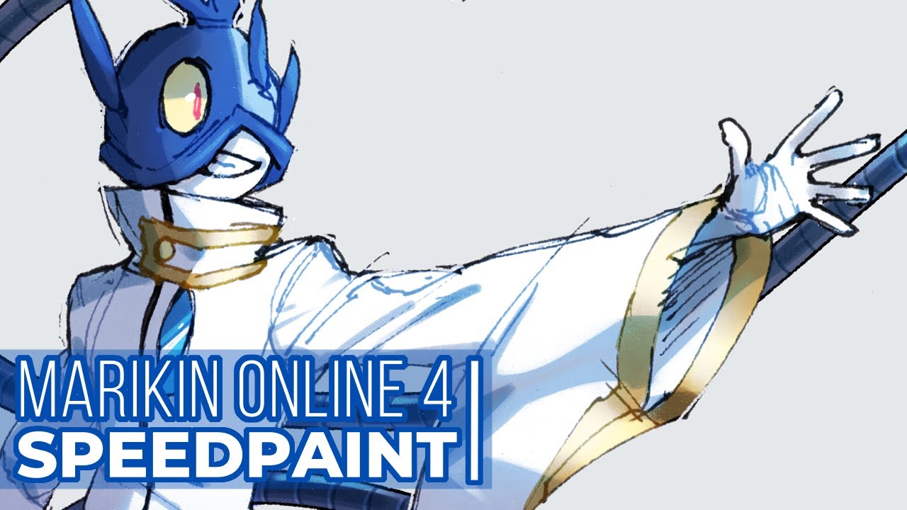 Marikin Online 4 | Gou Kirimi Sketches Speedpaint - YouTube