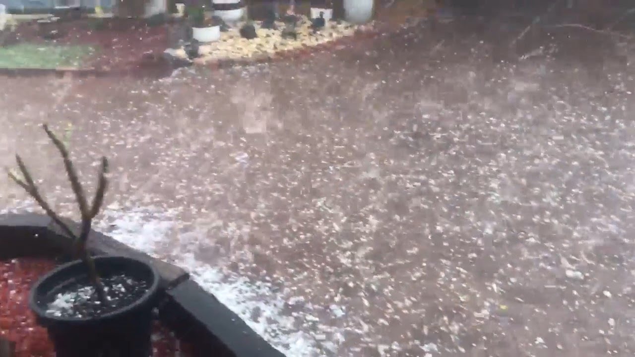Intense Hail Storm in Kalgoorlie, Western Australia (Nov 3, 2018) - YouTube