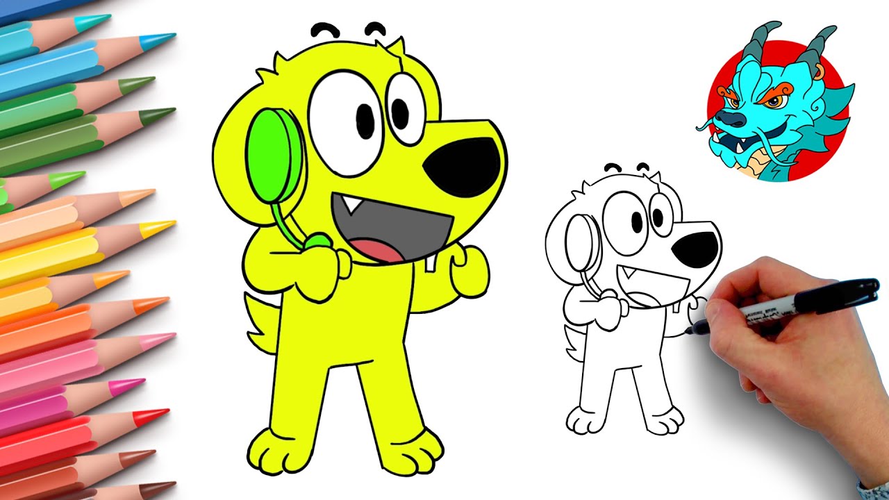 How To Draw Tyler | SuperDog Tyler | Easy Step By Step Tutorial - YouTube