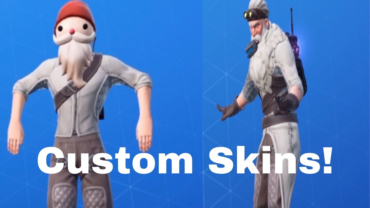 Custom Fortnite skins! - YouTube
