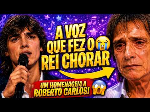 🔥😲 Caio, o jovem que emocionou todos em homenagem ao grande Roberto Carlos! 🎤✨