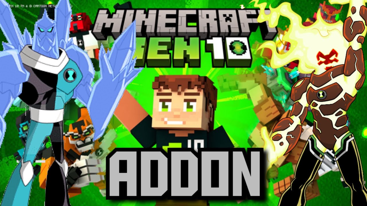 Ben Ten 10 Mod/Addon For Minecraft Bedrock || Minecraft Bedrock Addons ...