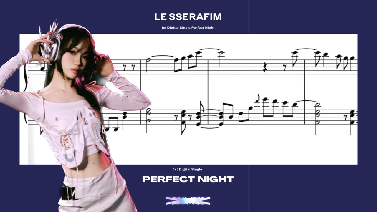 【piano】♪Perfect Night - LE SSERAFIM - YouTube