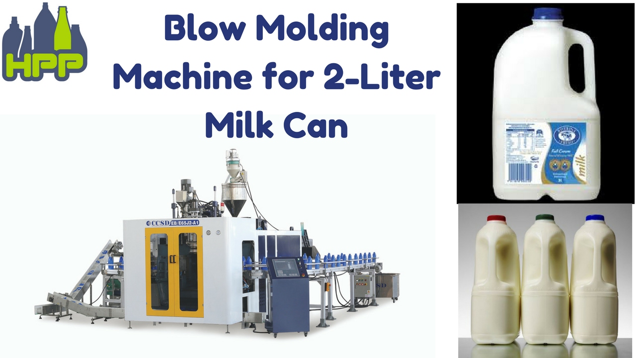 Extrusion Blow Machine For 2-Liter Milk Can - YouTube