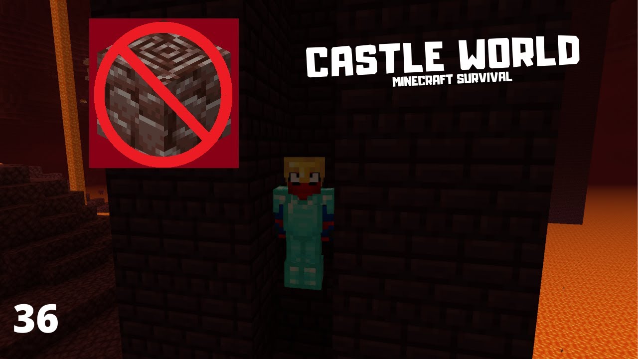 Netherite!!!!! - Minecraft Survival Castle World - Episode 36 - YouTube