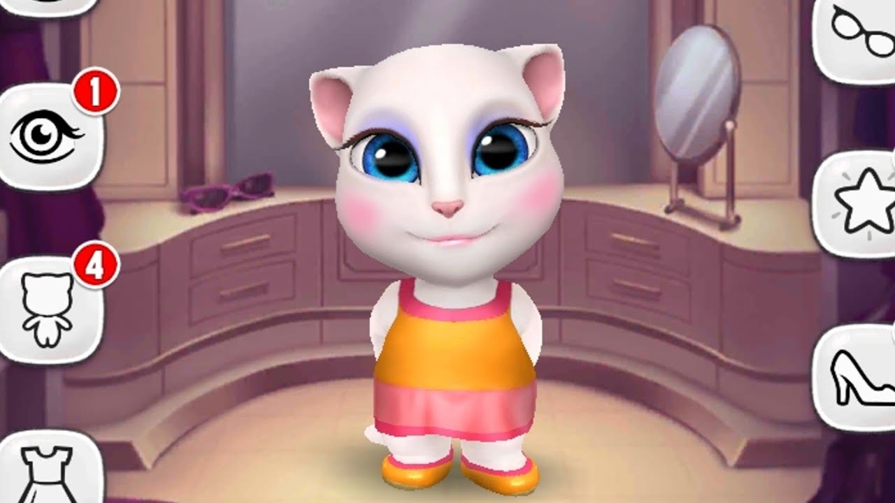 MY TALKING ANGELA ANDROID GAMEPLAY BEST ANDROID GAMES #2 - YouTube