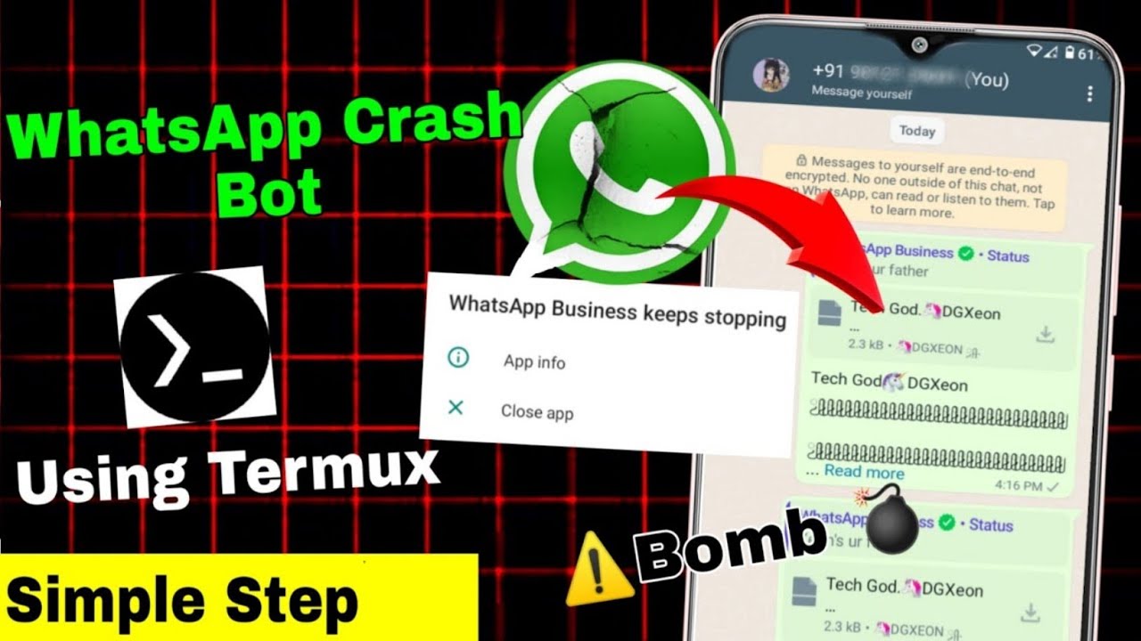 How To Make Bug Whatsapp Bot Using Termux 2025 | create powerfull ⚠️ ...