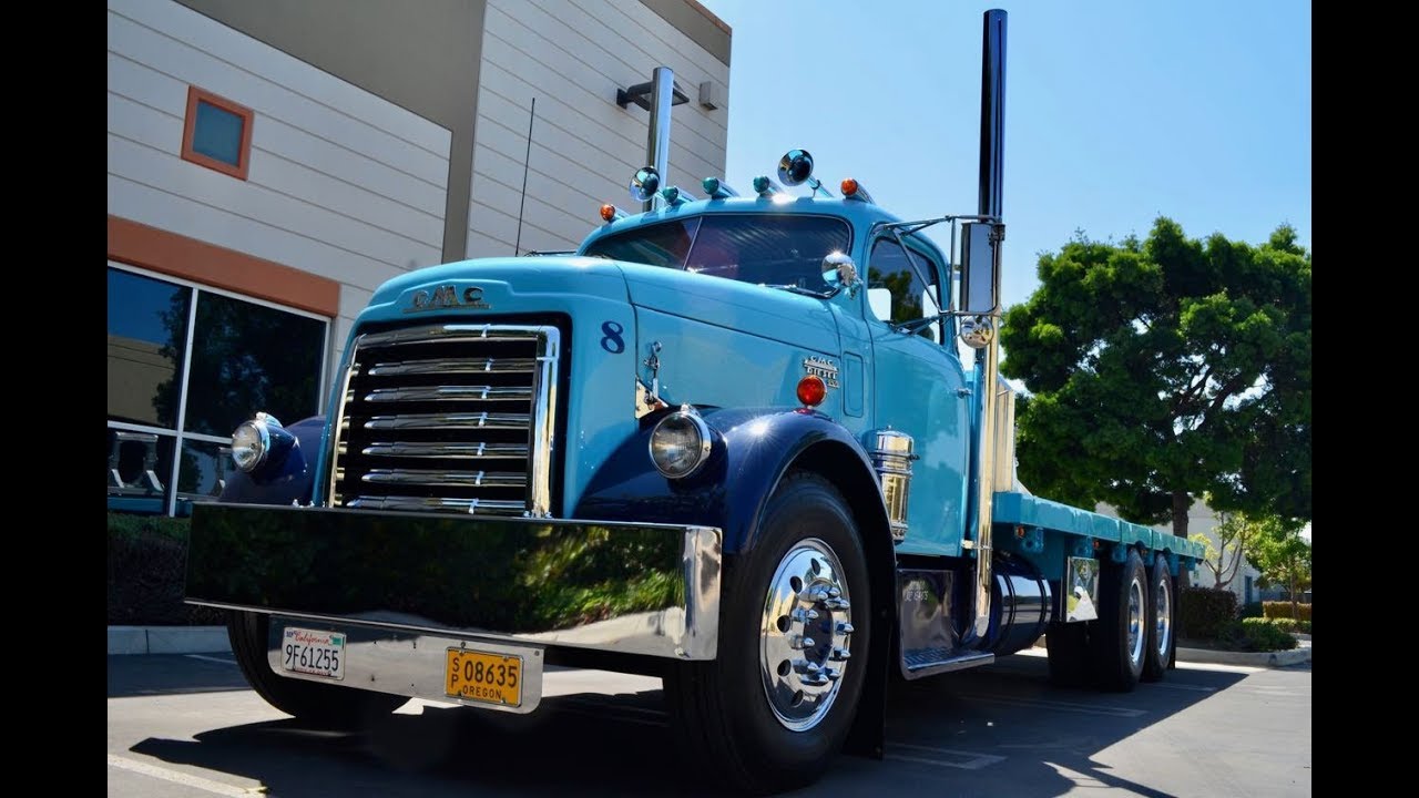 SOLD: 1951 GMC 950 Tractor w/1943 Weber Hay Hauler Trailer CA - YouTube