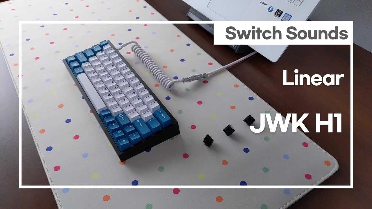 Tofu with JWK H1 stock vs lubed Typing Sounds - YouTube