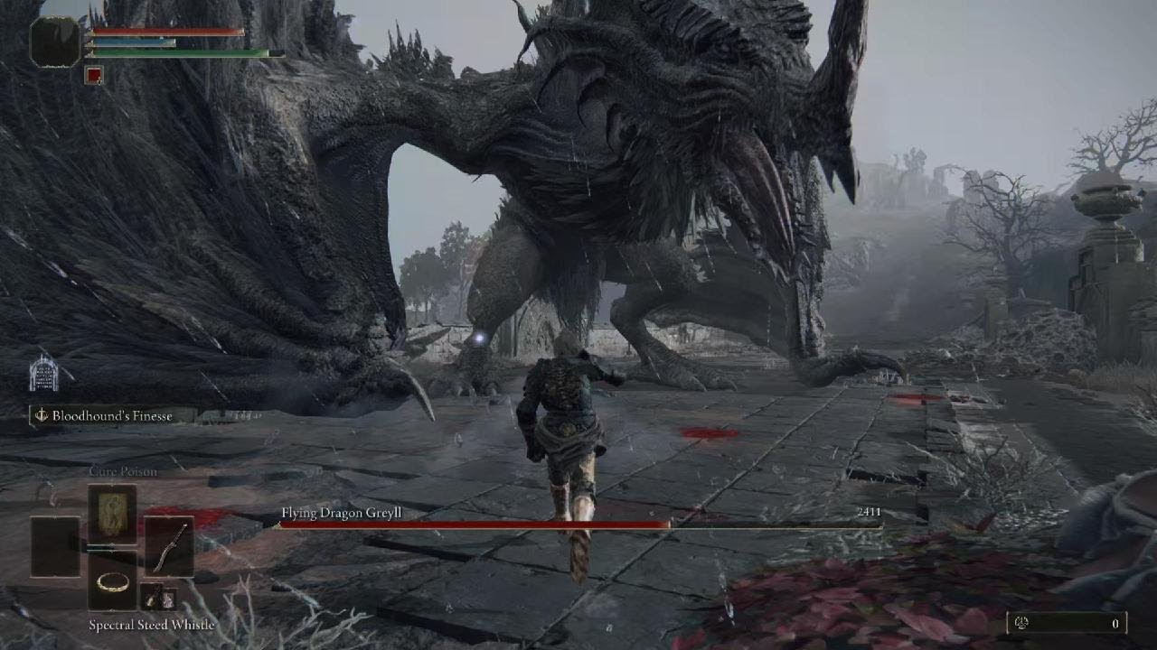ELDEN RING - Flying Dragon Greyll - YouTube