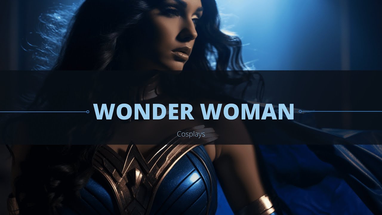 👸💙 Wonder Woman Royal Blue Warrior Cosplay! Who's your favorite fierce ...