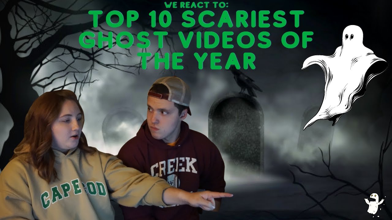 WE GET SO SCARED! | We React To: Top 10 Scariest Ghost Videos of the ...