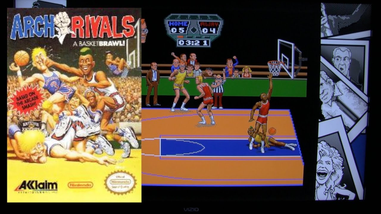 Arch Rivals Arcade Game Review - YouTube