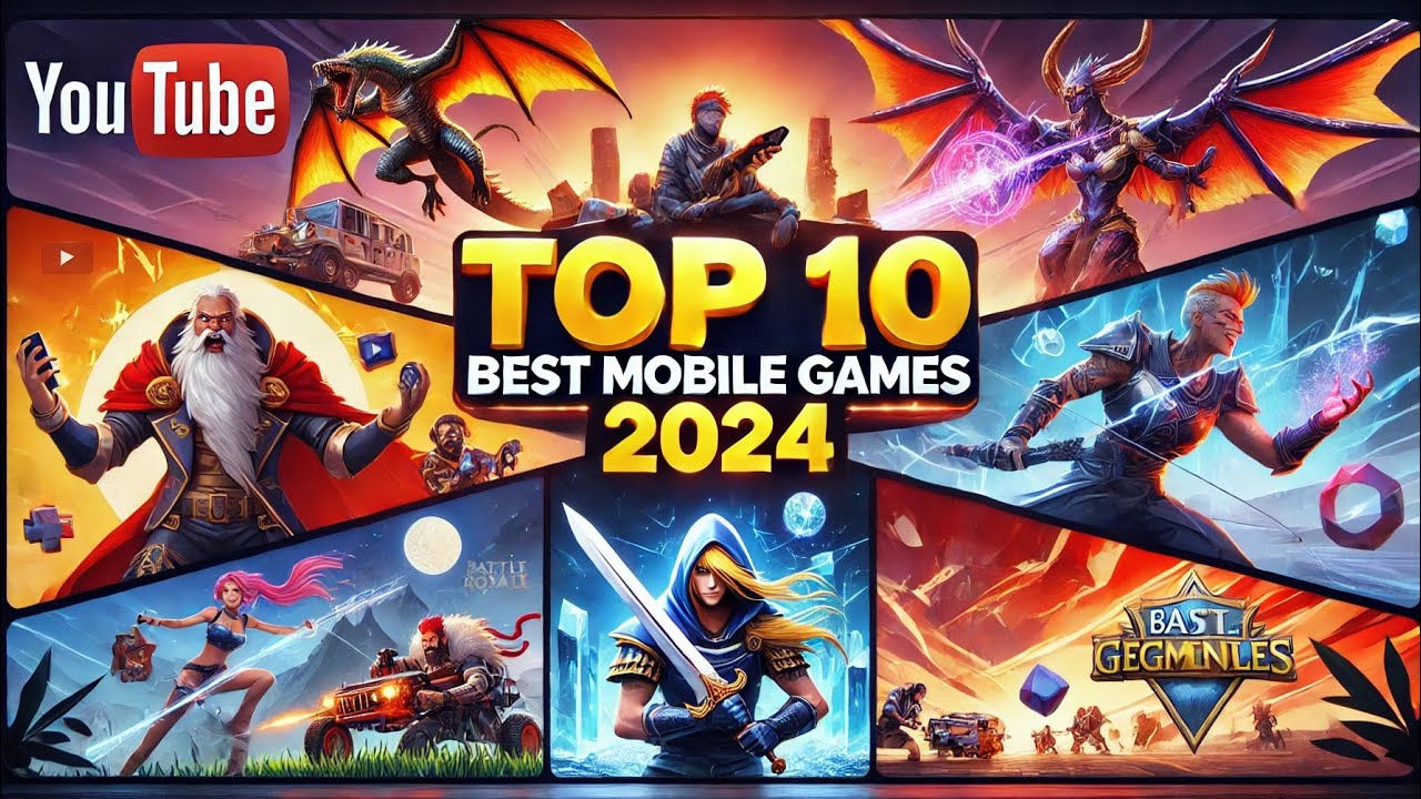 Top 5 Mobile Games You Should Download Right Now! - YouTube
