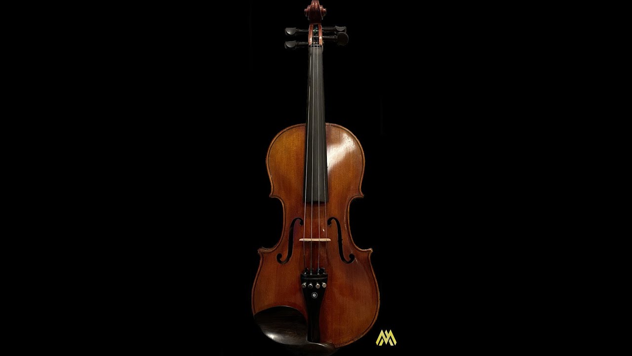 Genoa: restoration of an antique violin from the early 1900s - YouTube