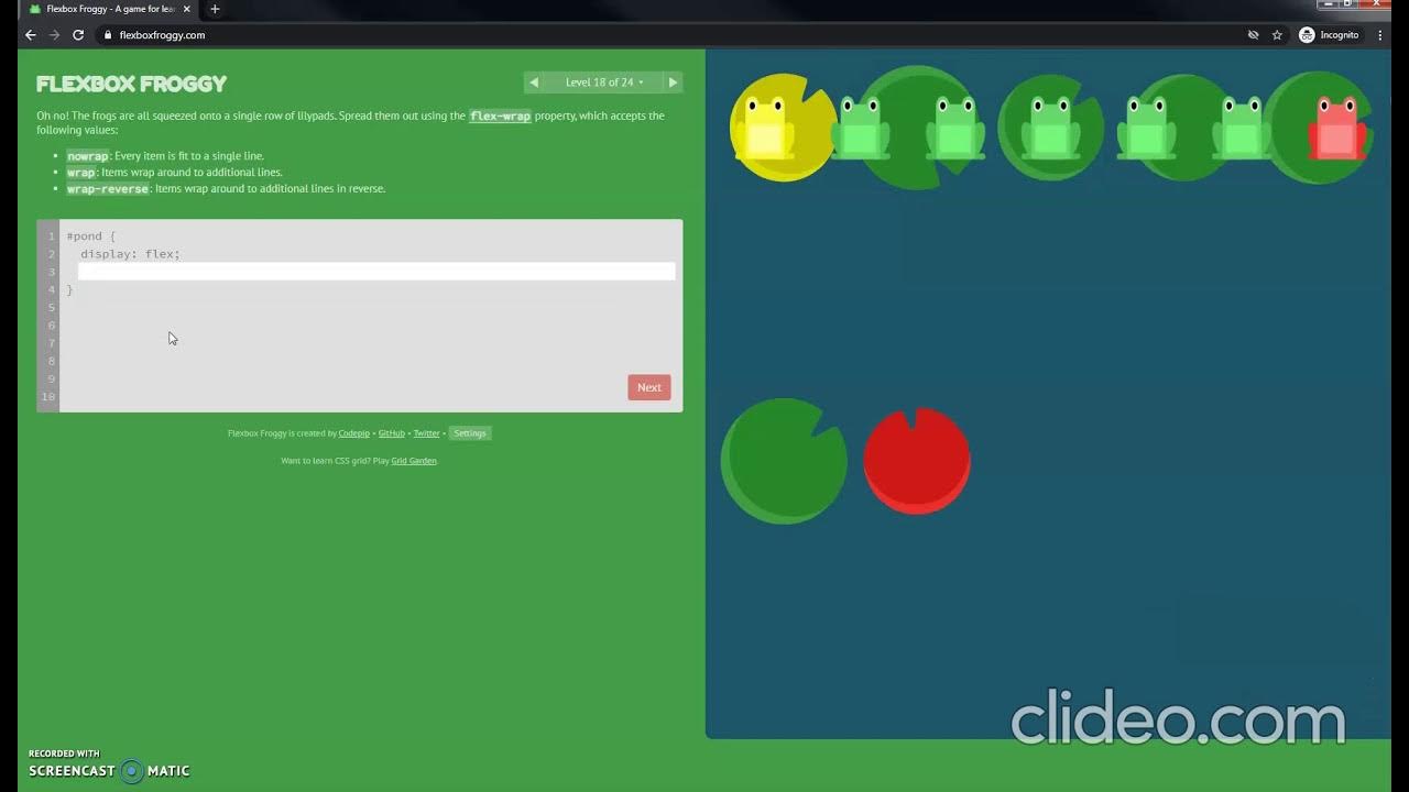 CSS Froggy - YouTube