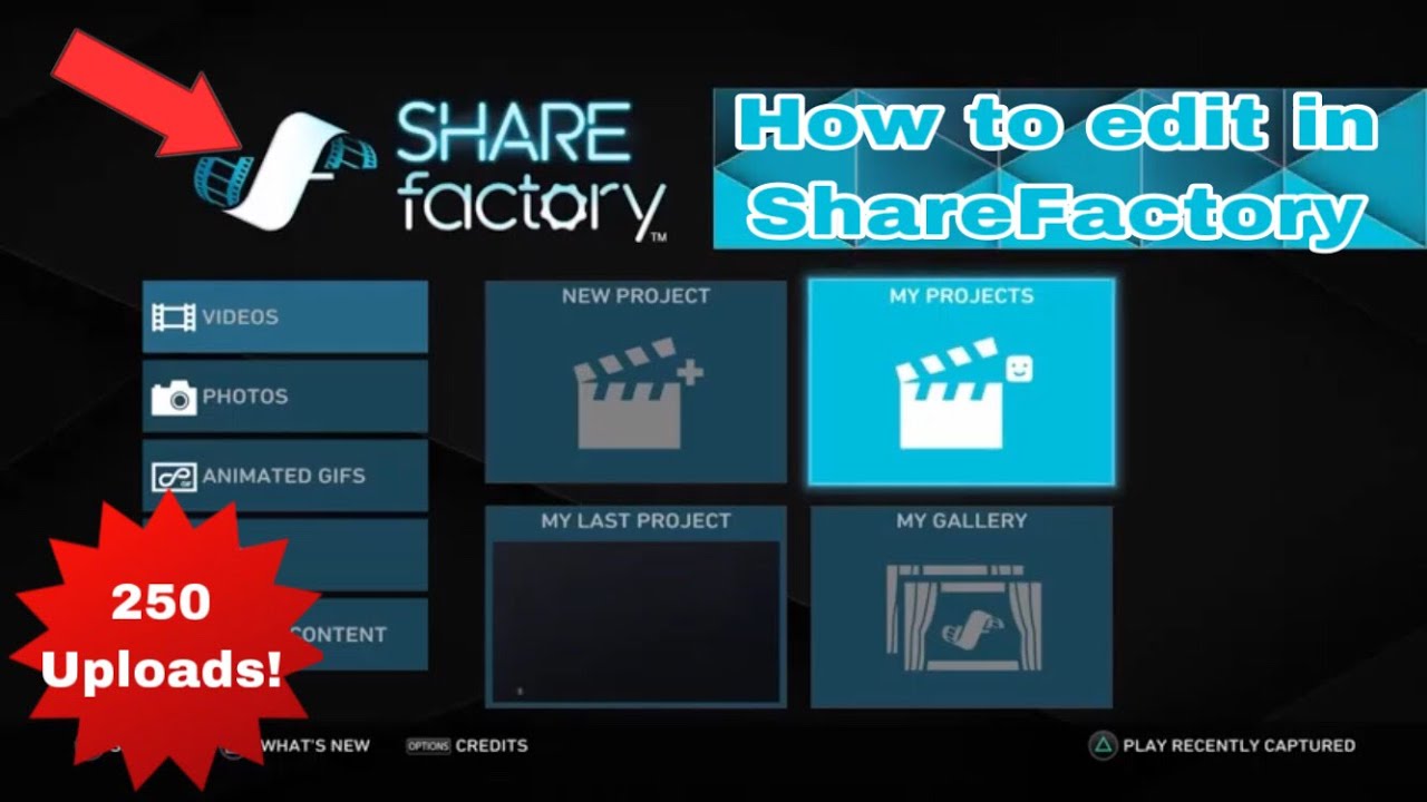 How to Edit in ShareFactory on PS4 - YouTube
