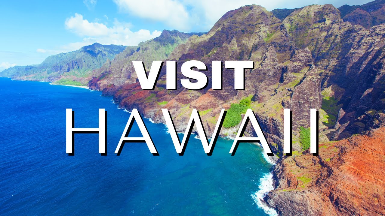 Hawaiian Islands STUNNING Aerial Footage | Hawaii | Maui | Oahu | Kauai ...