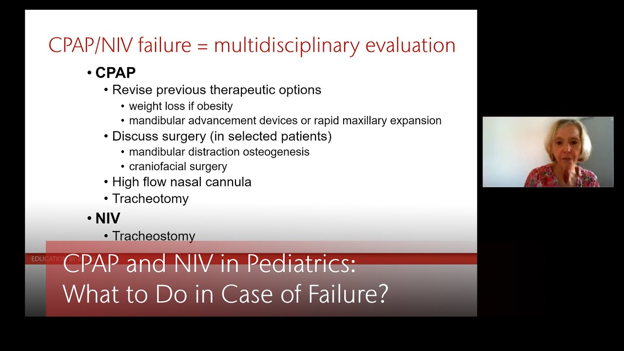 CPAP and NIV in Pediatrics: What to Do in Case of Failure? - YouTube