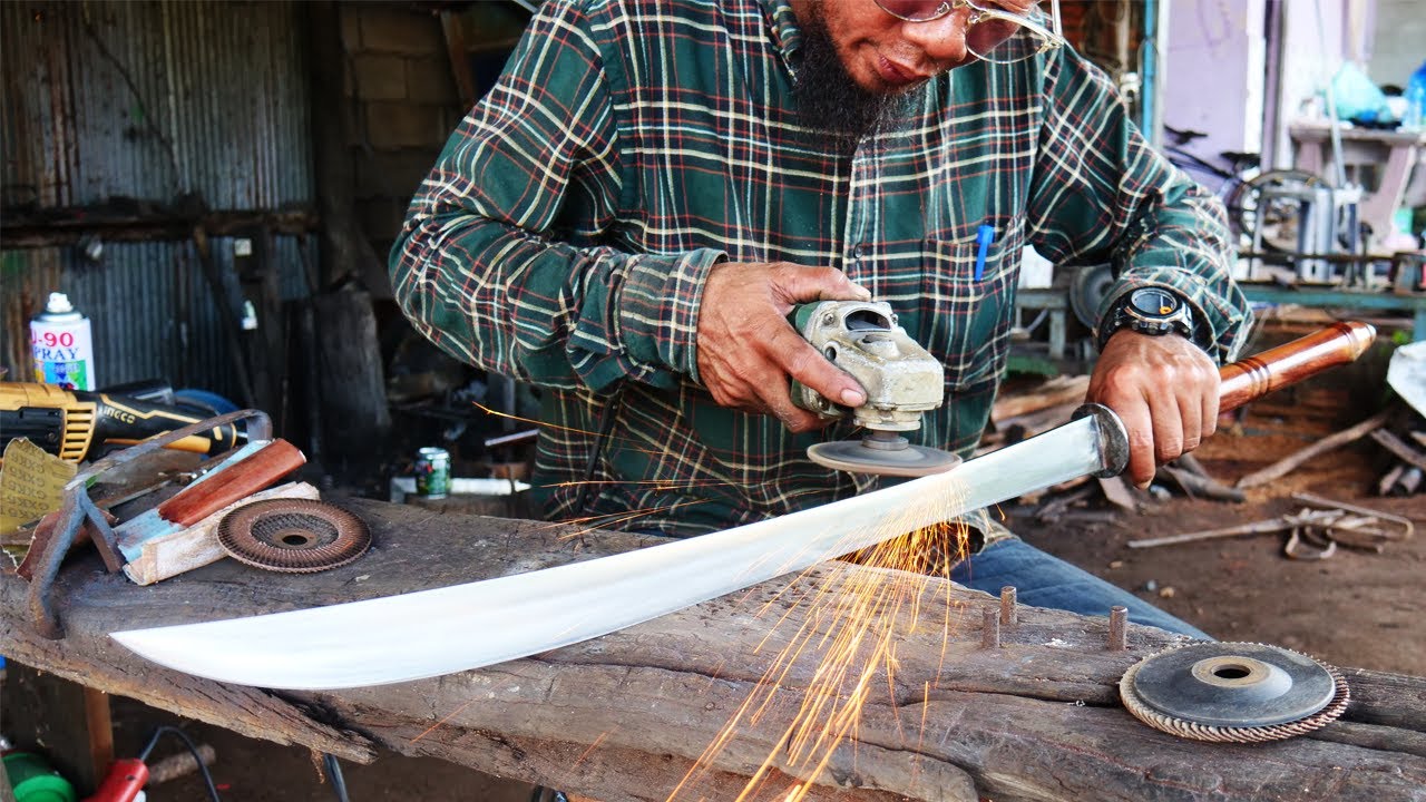 🇰🇭 🤩 How a Sword is Made From Start to Finish! Clear Process Of Sword ...